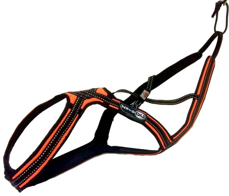 Harnesses CROSS DC size M neon orange-black | Harnesses \ Sleeddogs ...